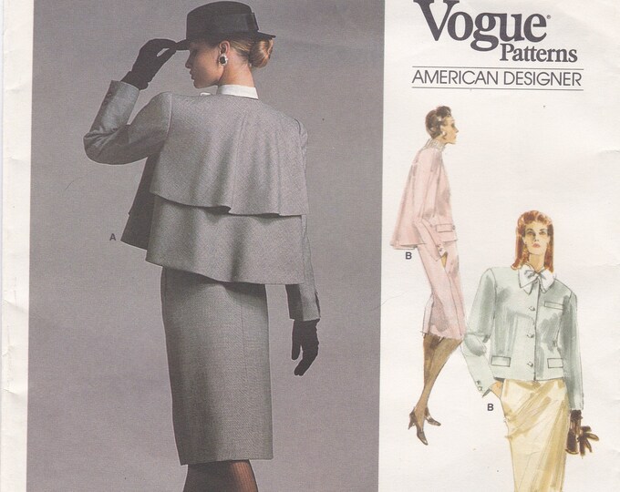 Vogue 1957 / Vintage Designer Sewing Pattern by Bill Blass / Jacket ...