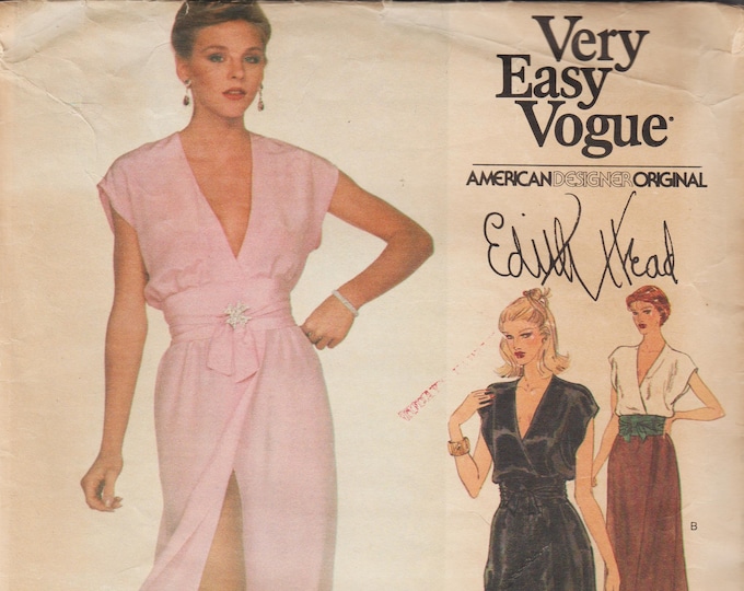 Very Easy Vogue 2040 / Vintage Designer Sewing Pattern by Edith Head ...