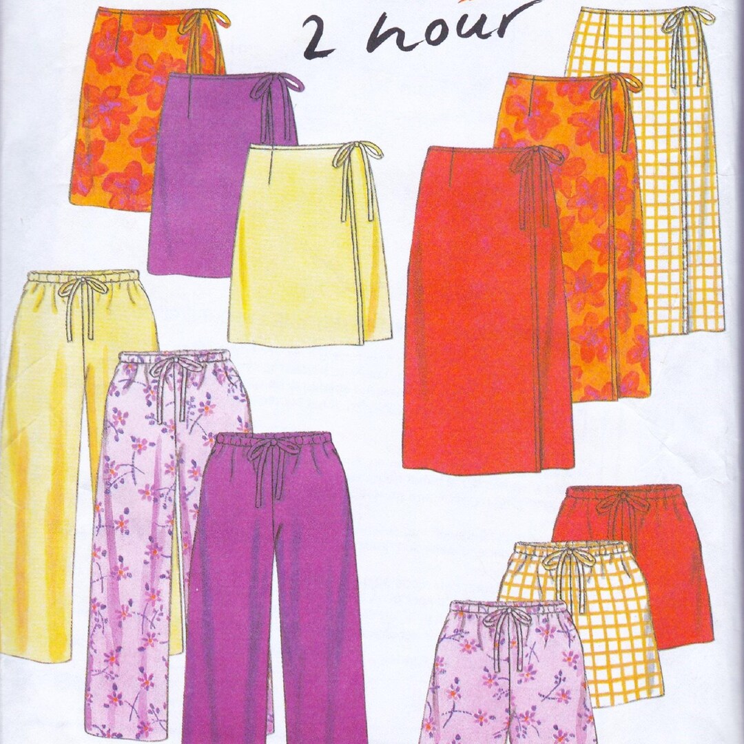 New Look 6766 Sewing Pattern Shorts Trousers Pants Skirt Sizes 18 to 26 ...