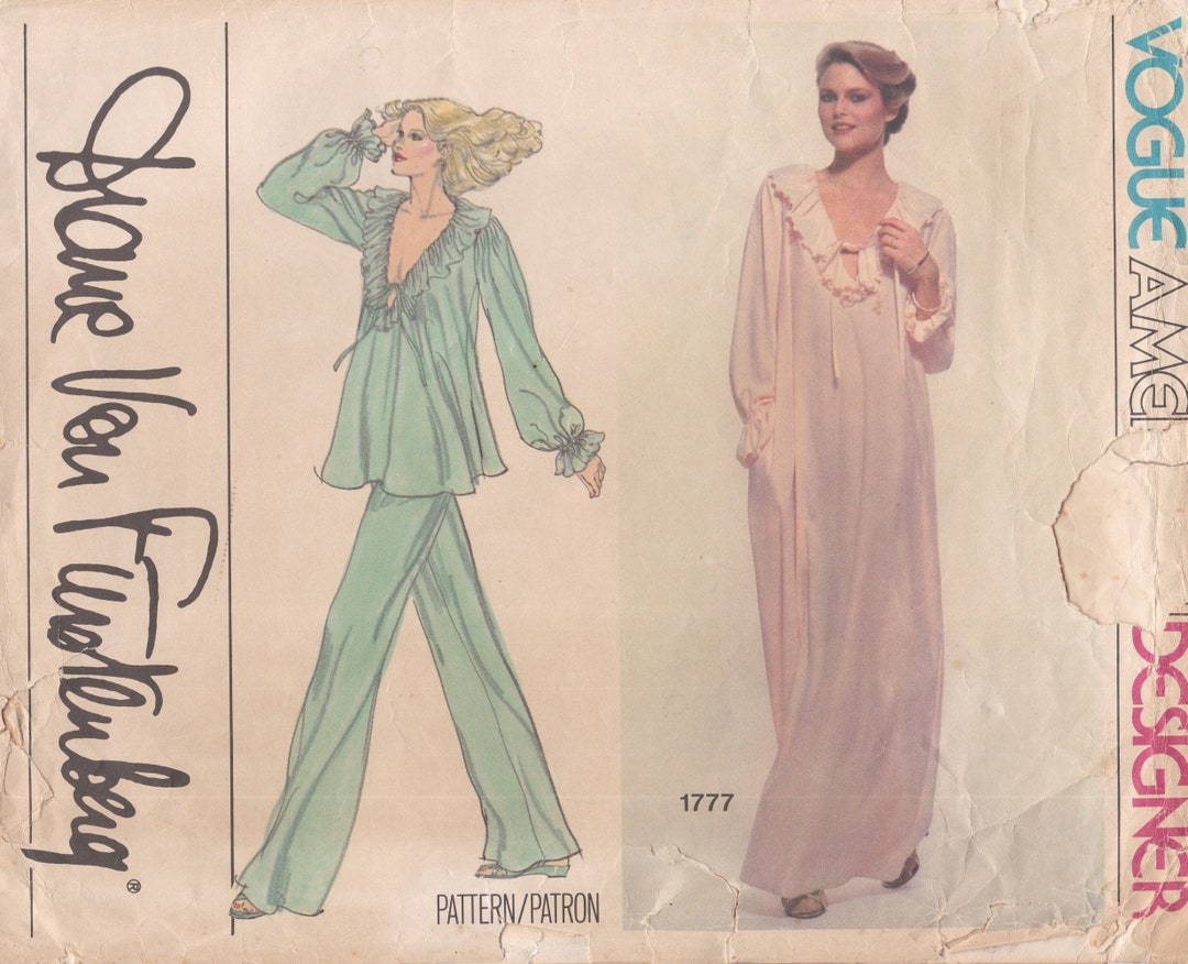 Vogue 1777 Vintage Designer Sewing Pattern by Diane Von Furstenberg ...