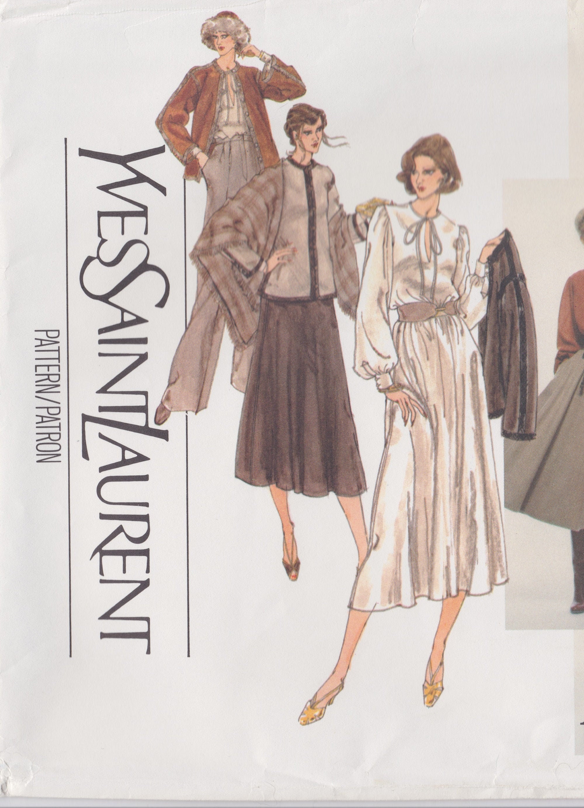 Vogue Paris Original 1736 / Vintage Designer Sewing Pattern / | Etsy