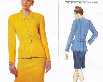 Vogue 2797 Vintage Designer Sewing Pattern by Oscar De La Renta ...