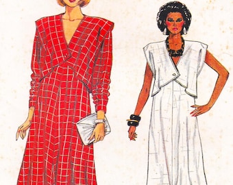 Very Easy Vogue 8379 Sewing Pattern Wrap Dress Sizes 8 10 12 14 Unused ...