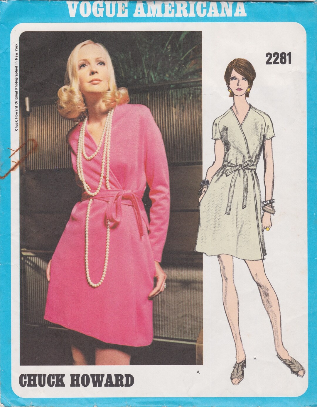Vogue Americana 2281 Vintage Designer Sewing Pattern by Chuck Howard ...