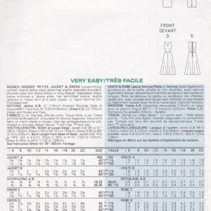 Very Easy Vogue 2483 Vintage Basic Design Sewing Pattern Dress and ...