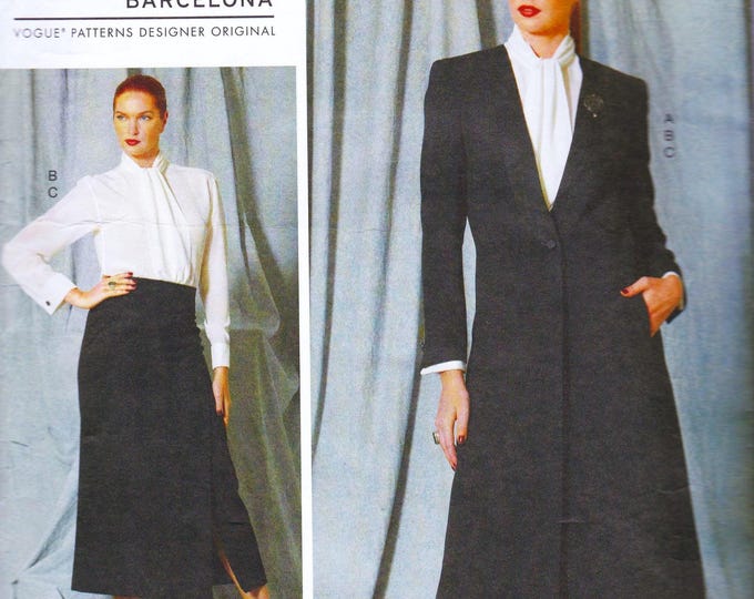 Vogue 1527 Designer Sewing Pattern by Paco Peralta Skirt Jacket Coat ...