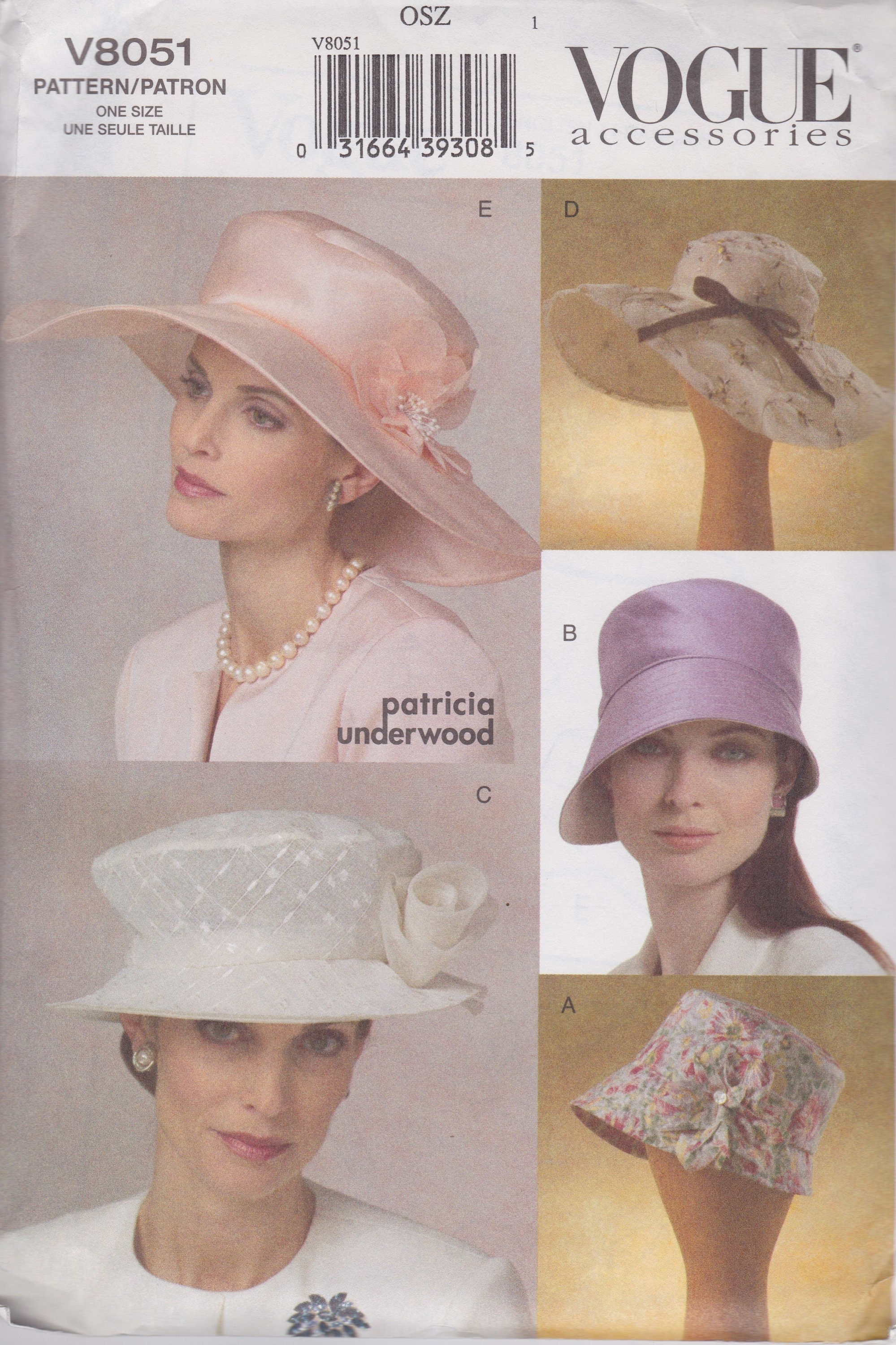 Misses' bucket hats newsboy caps beret and more M L from 2010 S Vogue ...