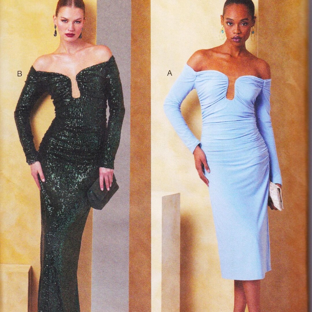 Vogue 2063 Sewing Pattern Dress Sizes 18 20 22 24 26 Bust 40 42 44 46 ...