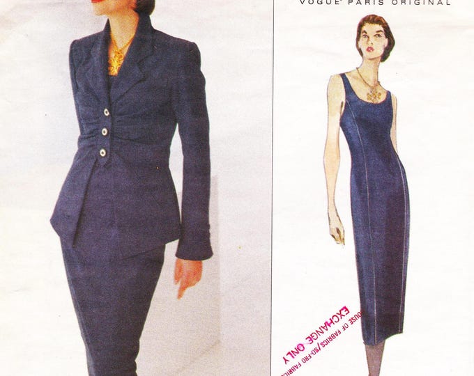 Vogue Paris Original 2584 Vintage Designer Sewing Pattern by Karl ...