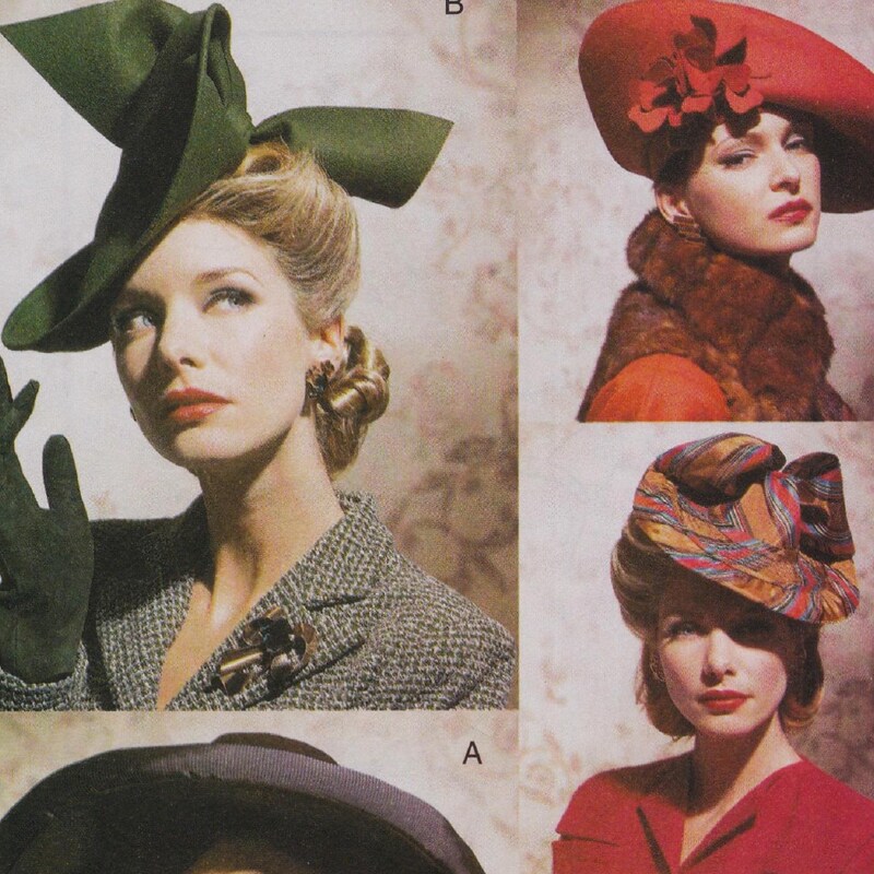 1940s Hat Pattern - Etsy
