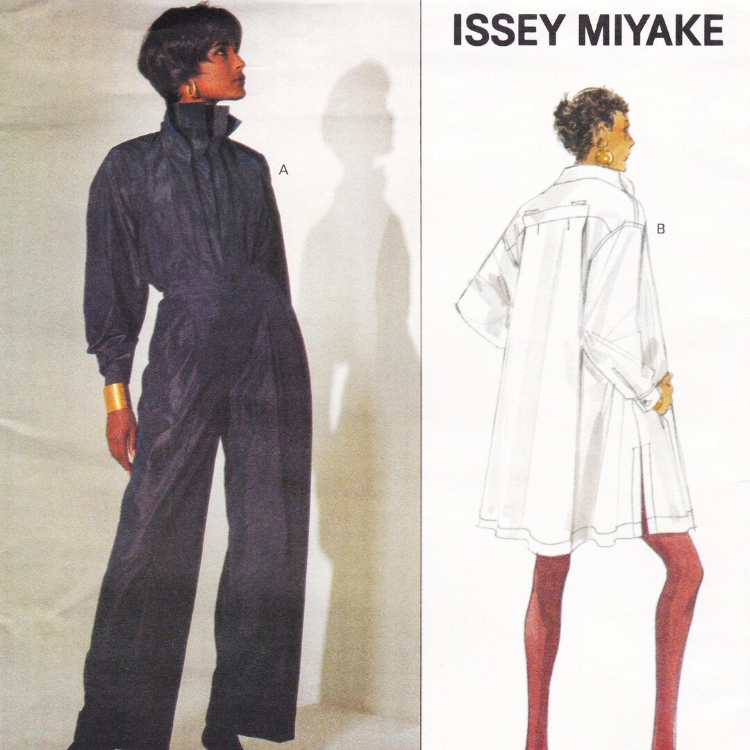 Vogue 2757 Issey Miyake Sewing Pattern Trousers Pants Top Size 14 Bust ...