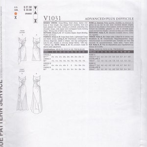 Vogue Designer Original 1031 Sewing Pattern by Bellville Sassoon ...