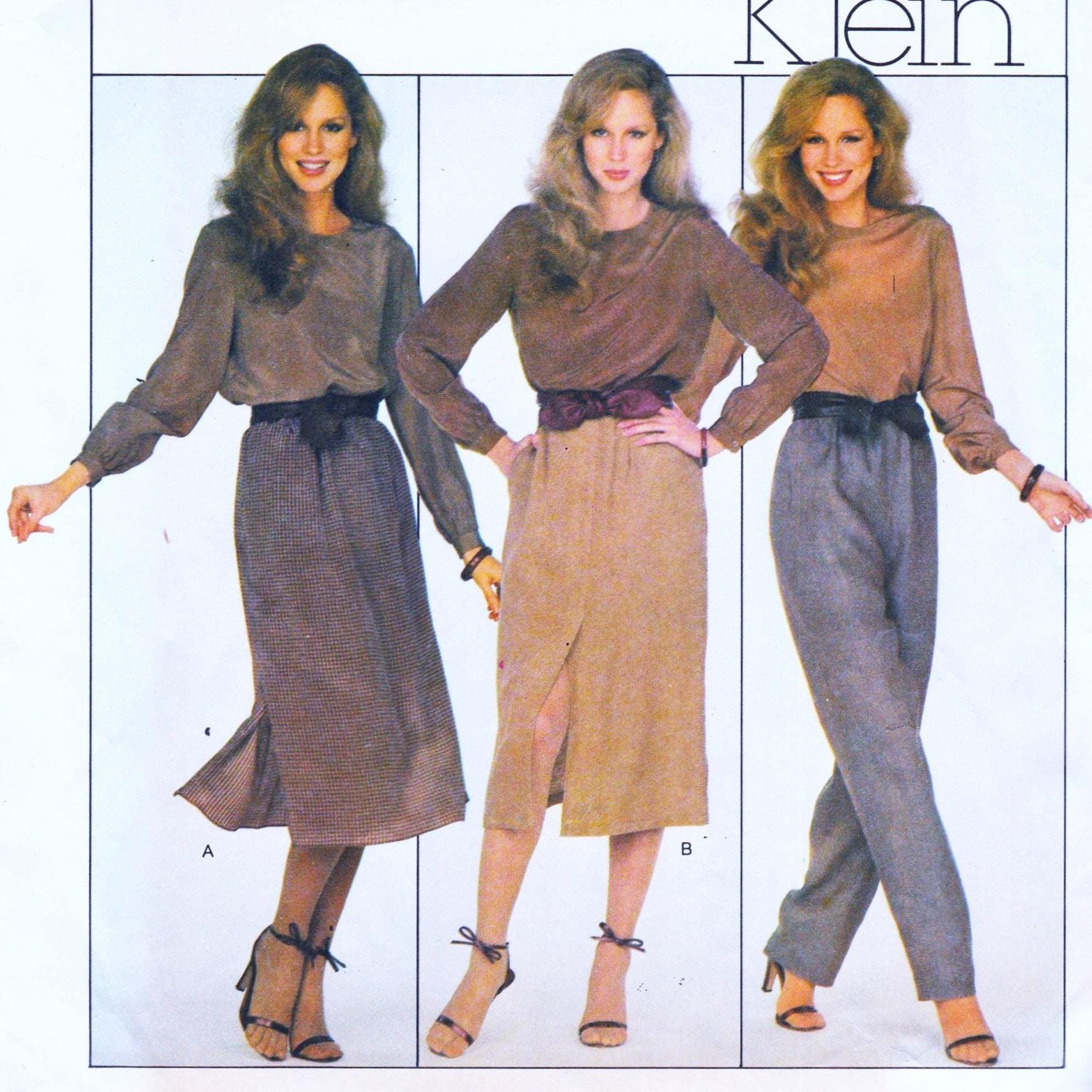 Very Easy Vogue 2064 Vintage Designer Sewing Pattern by Calvin Klein ...