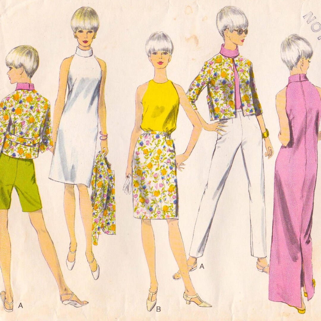 Vogue Special Design 6795, Vintage Sewing Pattern, Dress, Pants, Jacket ...