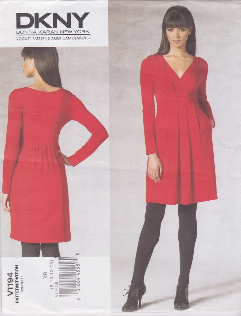 Vogue 1194 / Designer Sewing Pattern / Donna Karan / DKNY / - Etsy