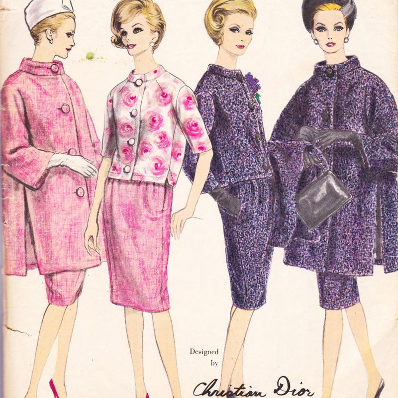 Vogue Christian Dior Patterns - Etsy