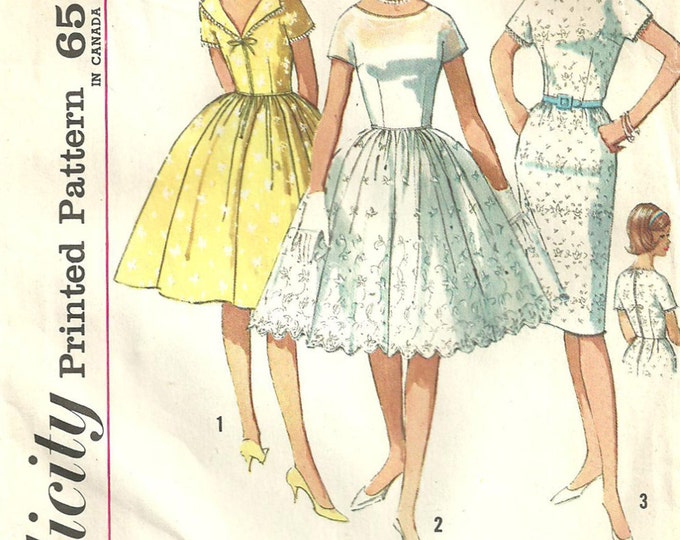 Vintage Sewing Pattern From Simplicity 4972 Bouffant Dress - Etsy