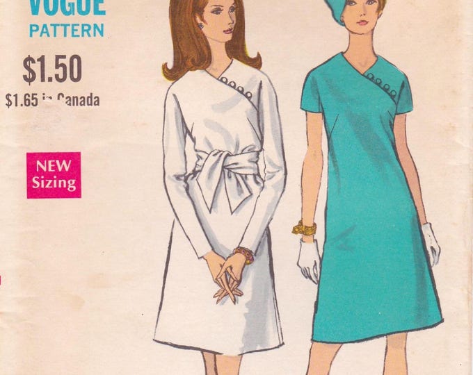 Vogue 8195 / Vintage Sewing Pattern / Dress / Size 10 / Unused - Etsy