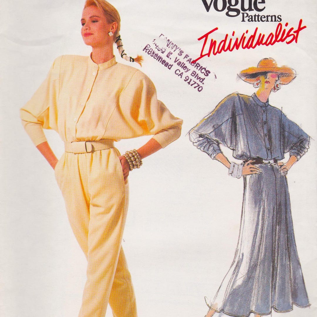 Vogue 1840, Vintage Carol Horn Sewing Pattern, Dress & Jumpsuit, Size ...