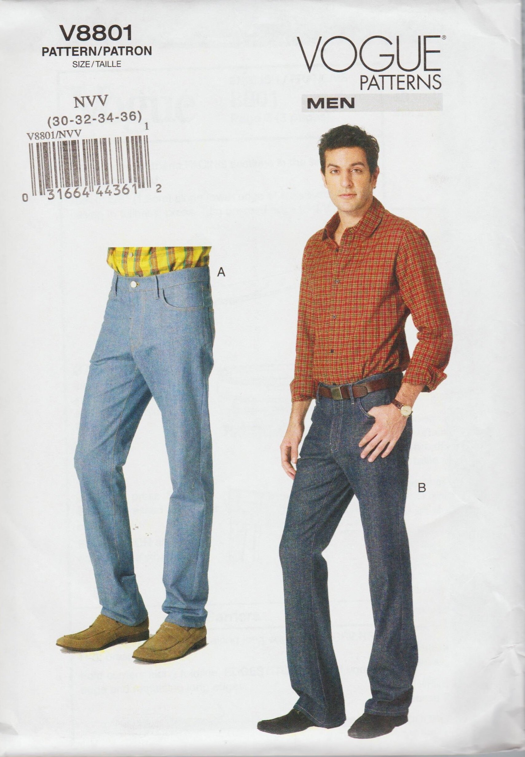 Patterns Tuxedo Dinner Jacket Suit Pants Trousers Vogue Men 2383 Mans ...