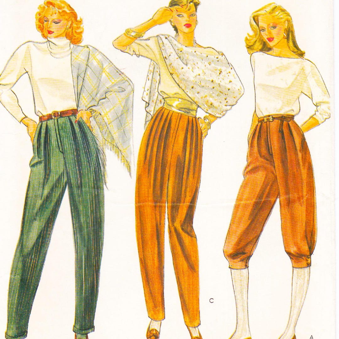 Vogue 8146 Vintage Sewing Pattern Knickers Trousers Pants Size 14 Waist ...