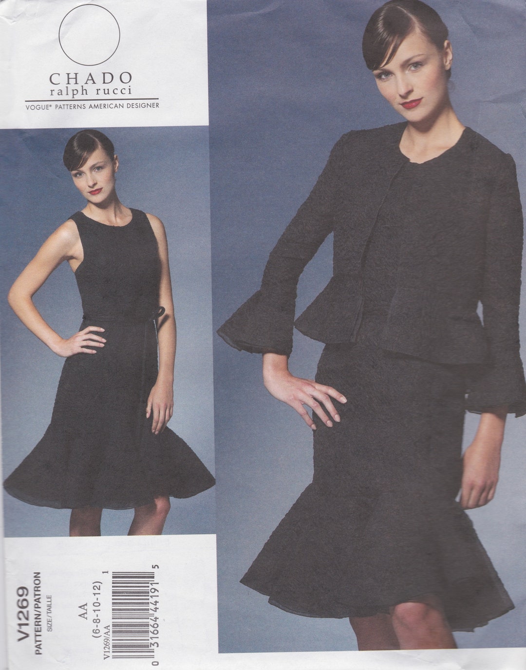 Vogue 1269 Designer Sewing Pattern by Ralph Rucci Chado Dress and ...