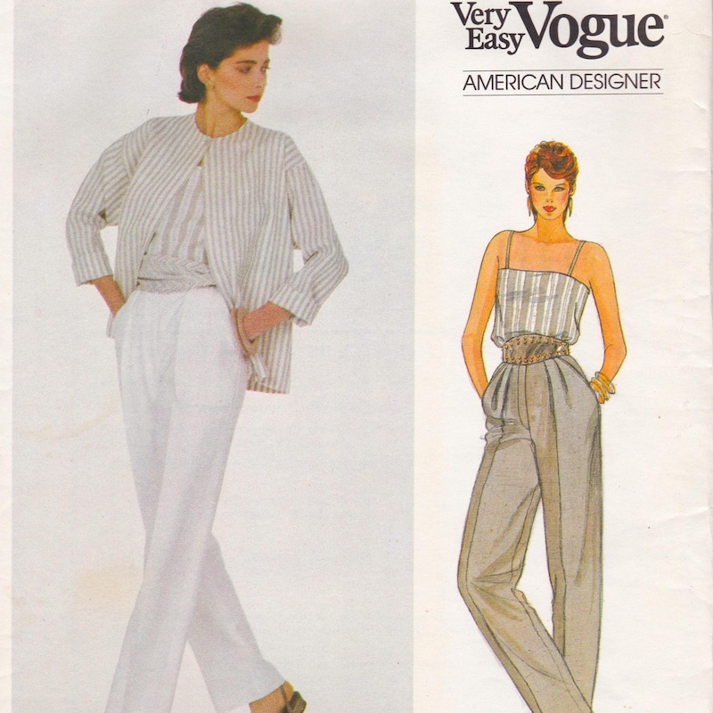 Vogue Jacket and Trousers - Etsy UK