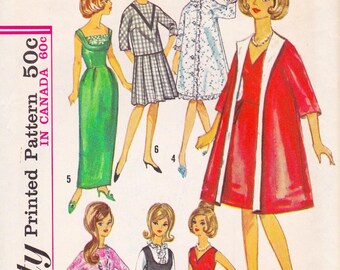Vogue Craft 7560 Vintage Doll Clothes Sewing Pattern 1950s Fashion Doll ...