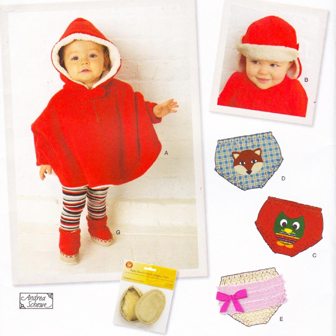 Simplicity 1734 Sewing Pattern for Baby by Andrea Schewe Infants ...