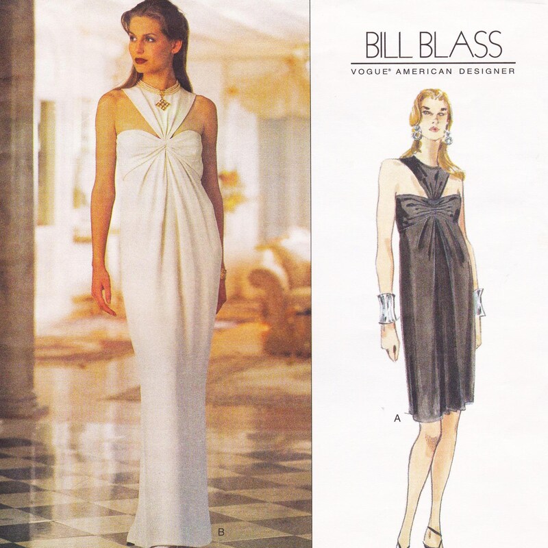 Vogue Bill Blass Pattern - Etsy