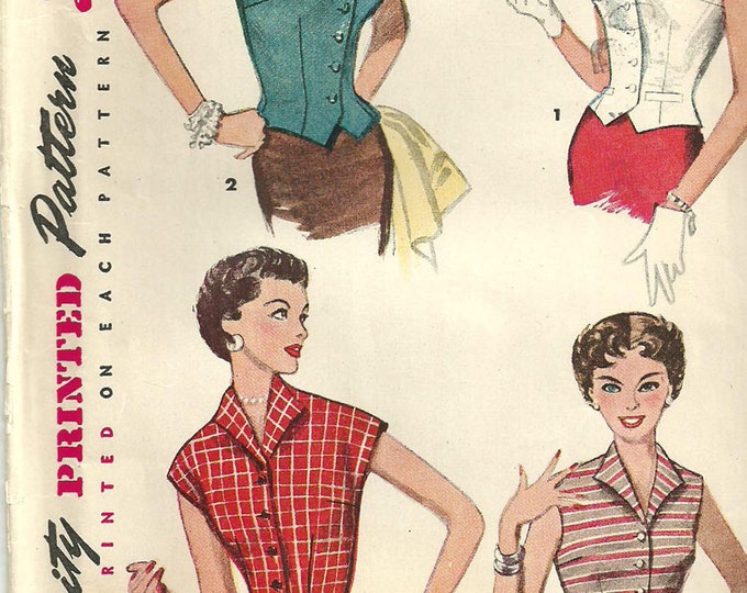 Vintage Fifties Sewing Pattern From Simplicity 4533 - Etsy