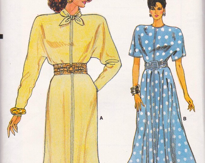 Very Easy Vogue 9770 Vintage Sewing Pattern Dress Sizes 14 16 18 Bust ...