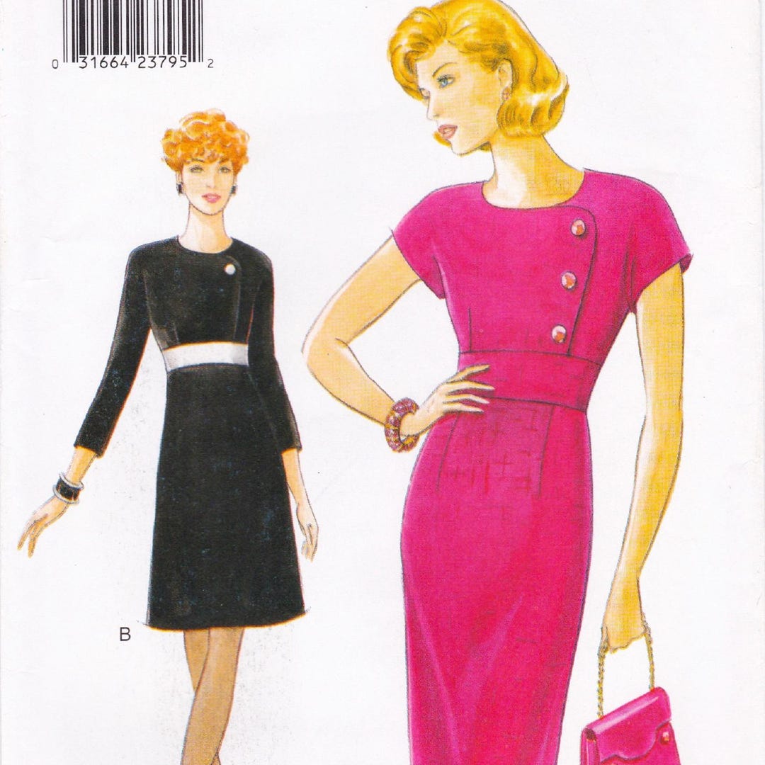 Very Easy Vogue 9496 Vintage Sewing Pattern Dress Sizes 18 20 22 Bust ...