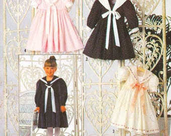 Simplicity 7400 Vintage Heirloom Sewing Pattern Classic Childs Dress ...