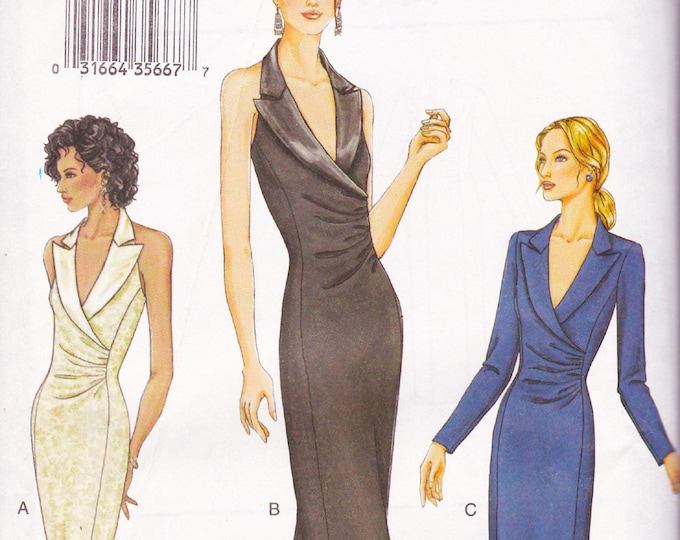 Vogue 7642 Vintage Sewing Pattern Dress Gown Sizes 14 16 18 Bust 36 38 ...