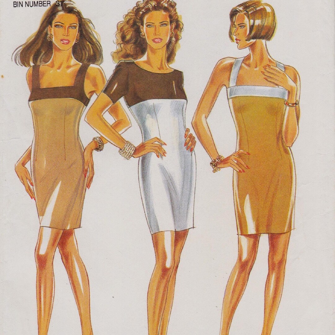 New Look 6682 Vintage Sewing Pattern Dress Sizes 6 to 16 Unused - Etsy
