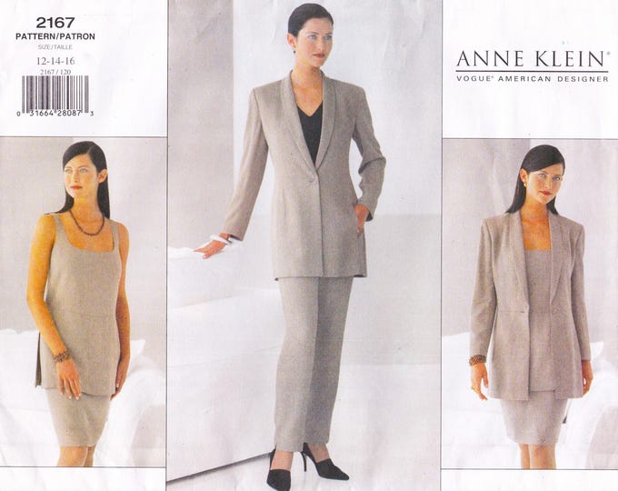 Vogue 1358 Vintage Designer Sewing Pattern by Calvin Klein Pants ...