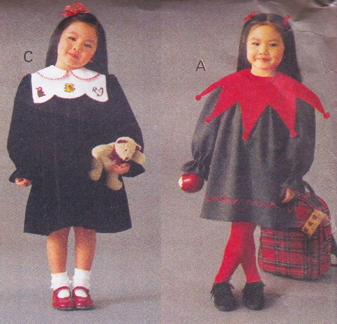 Vogue 9048 Vintage Childs Sewing Pattern Smock Dress Pants Top for ...