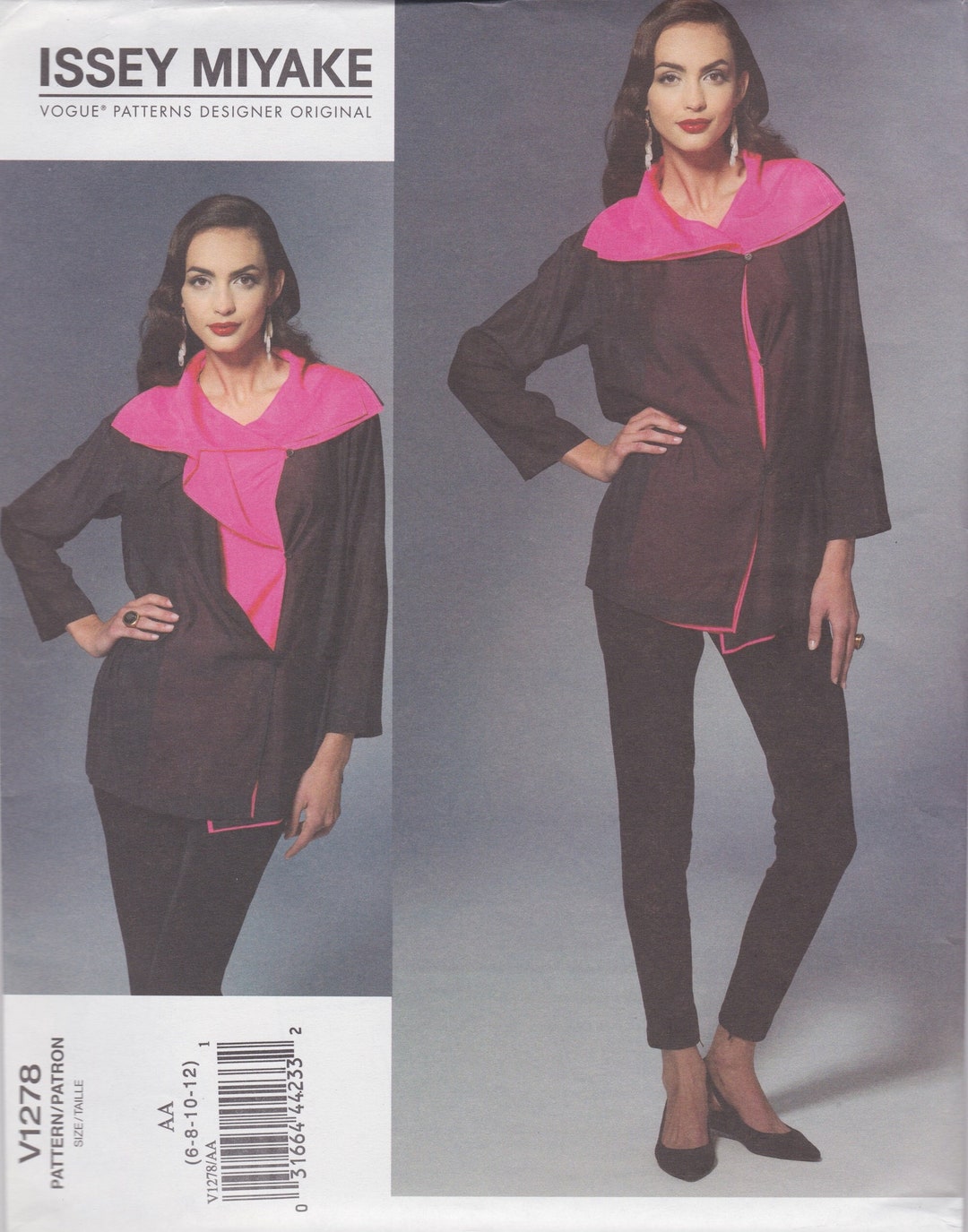 Vogue 1278 / Designer Sewing Pattern by Issey Miyake / Tunic - Etsy