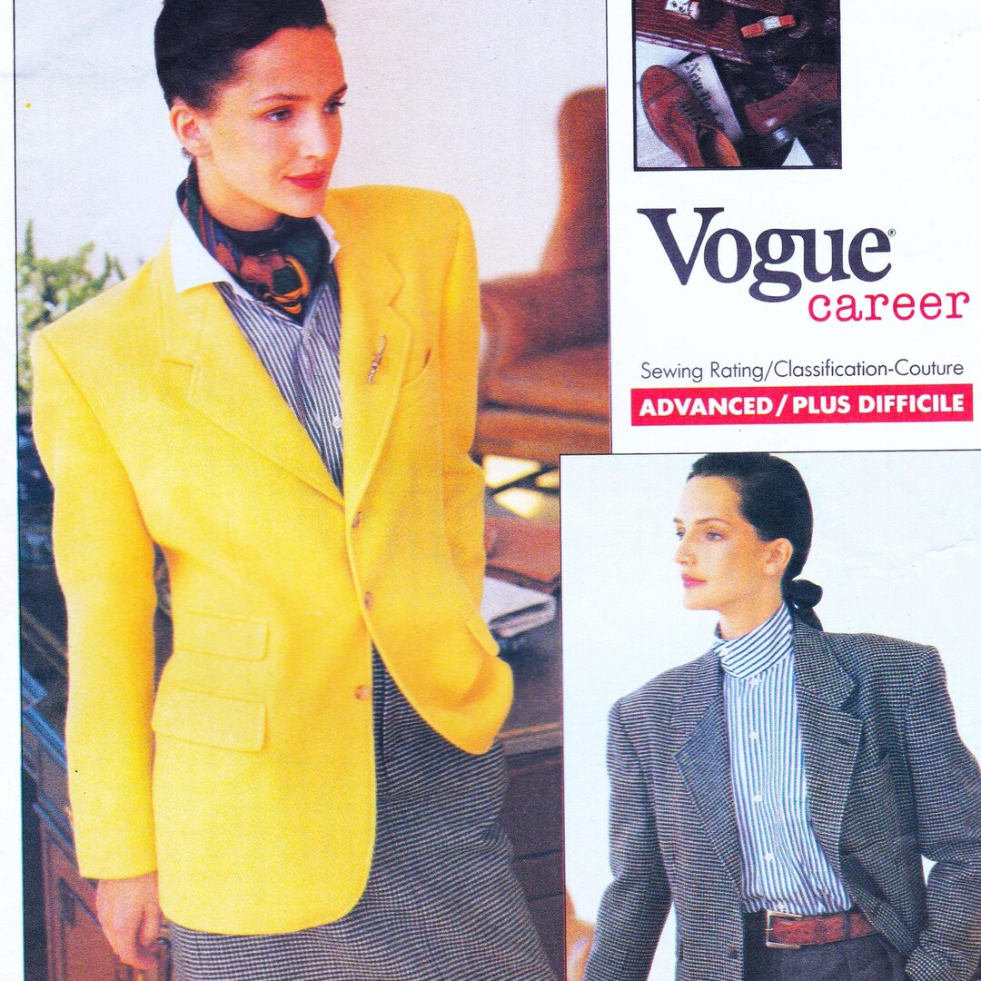 Vogue 2134 Vintage Designer Sewing Pattern by Ralph Lauren Jacket ...