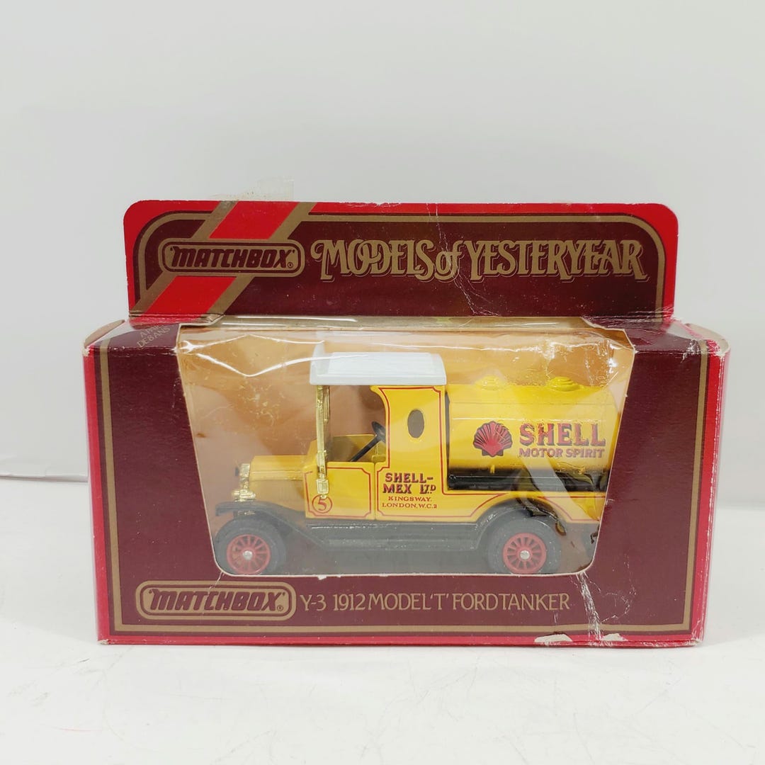 1912 Ford Shell Tanker Truck Diecast 1984 Matchbox Models of Yesteryear ...