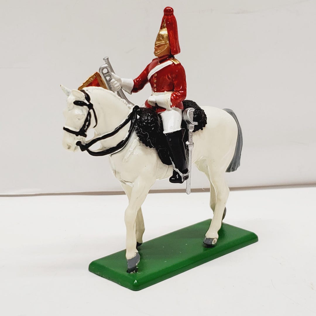 Soldier on Horse British Life Guard Mounted Trumpeter by W. Britain ...