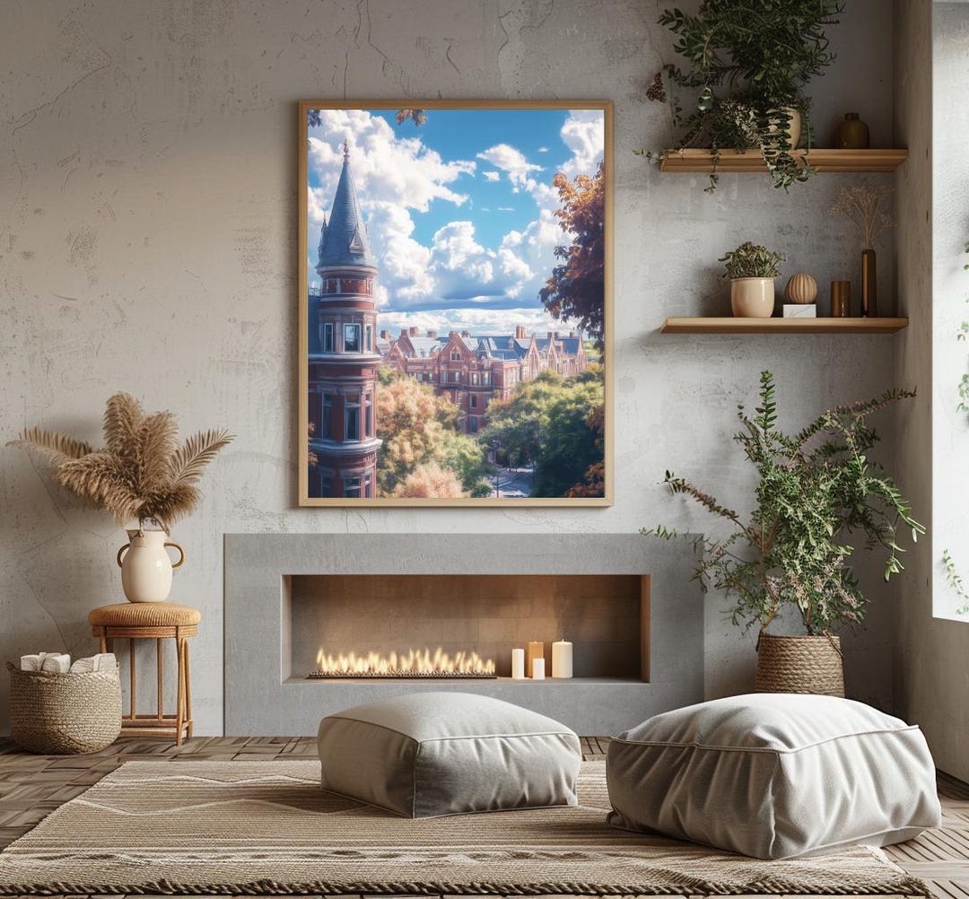Iconic Harvard Print - Etsy