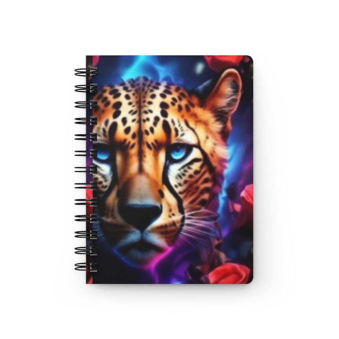 Cheetah Spiral Bound Journal - Wildlife Print Notebook, Animal Lover ...