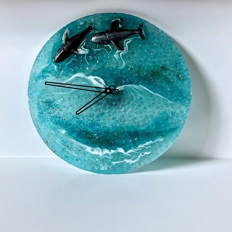 Whale Wall Clock - Etsy