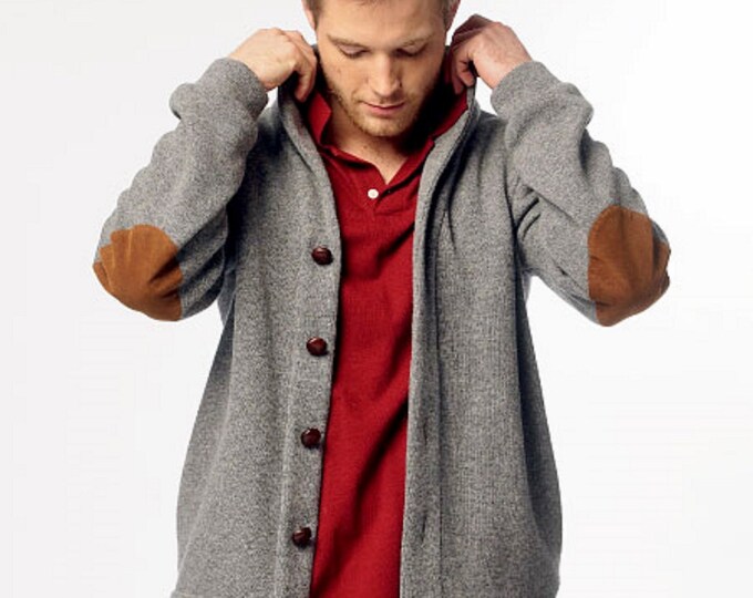 His & Her Cardigan Pattern, Knit Fabric Cardigan Pattern, Fleece ...