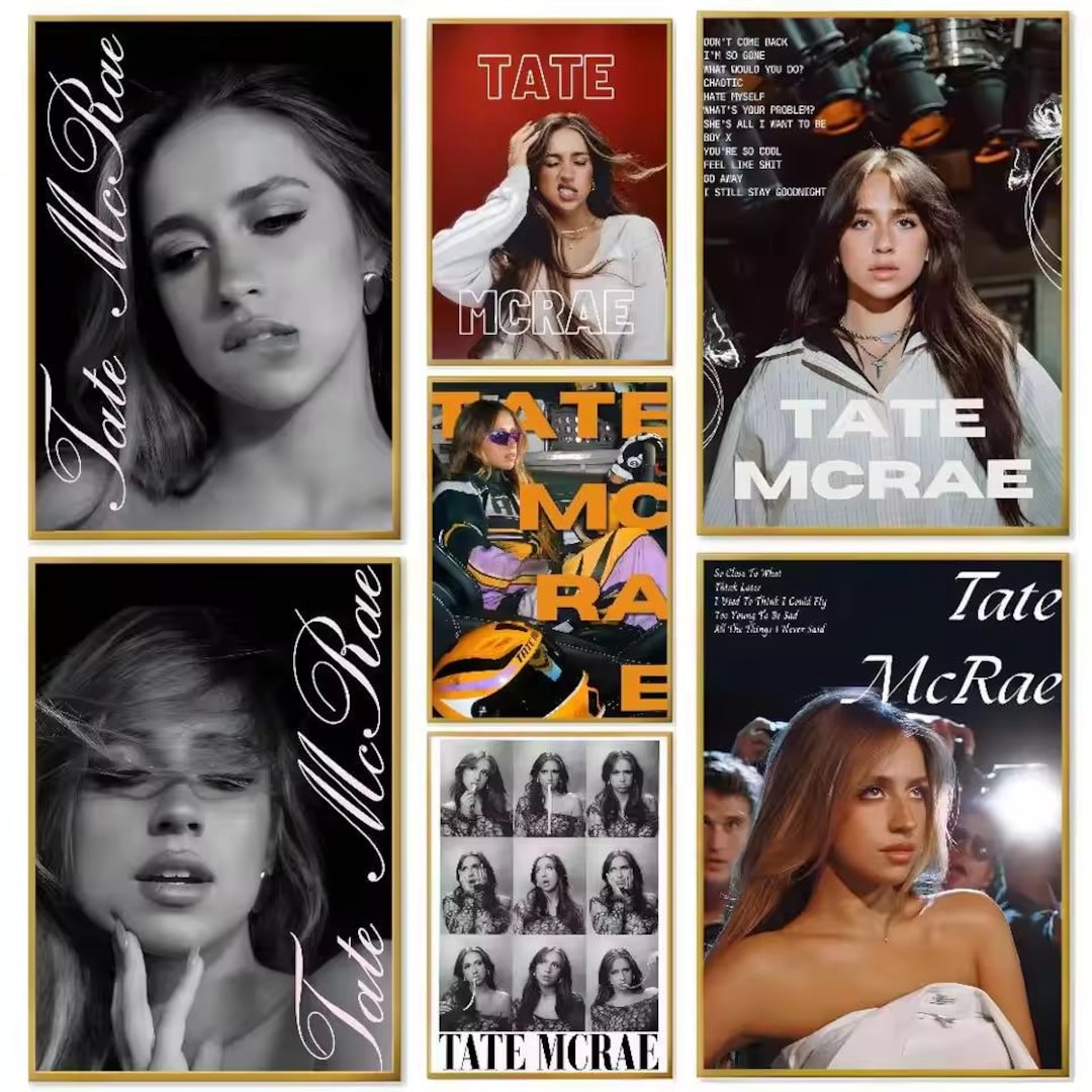 Tate Mcrae Poster: HD Music Singer Wall Art - Etsy UK