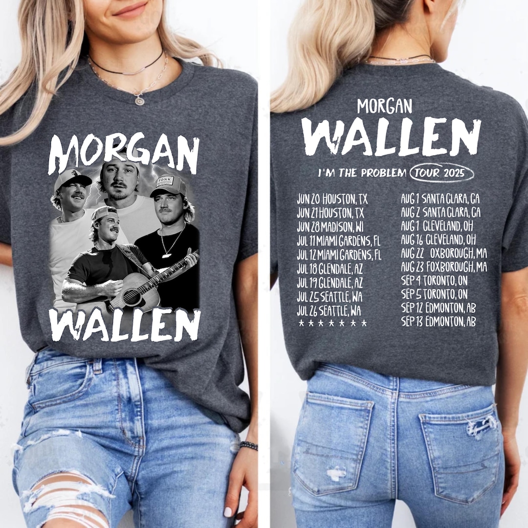 Morgan Wallen T-shirt: I'm the Problem Tour, Country Music Shirt - Etsy