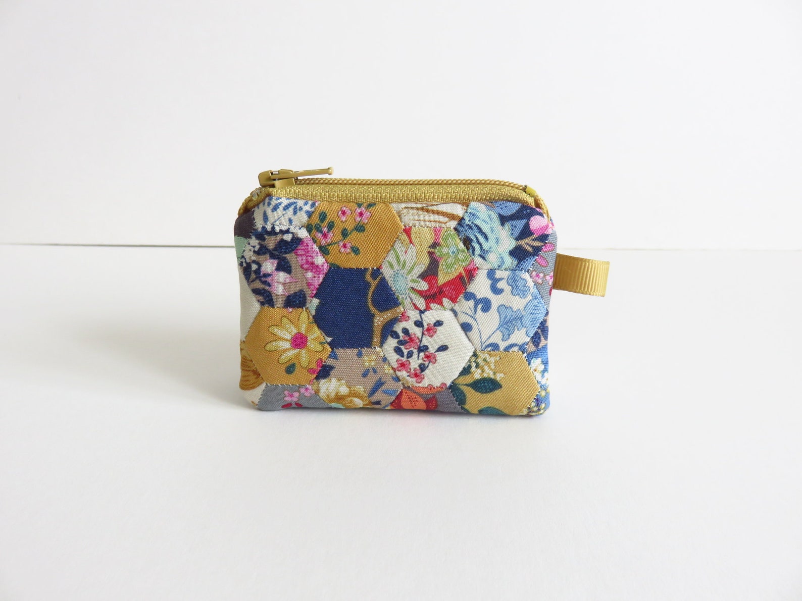 Tiny Tilda 'chic Escape' Collection Epp Hexie Patchwork Fabric Coin ...
