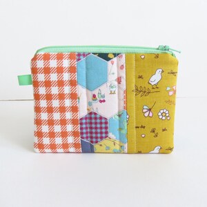 Mini Minki Kim Hidden Cottage Collection Fabric Panel Patchwork Purse ...